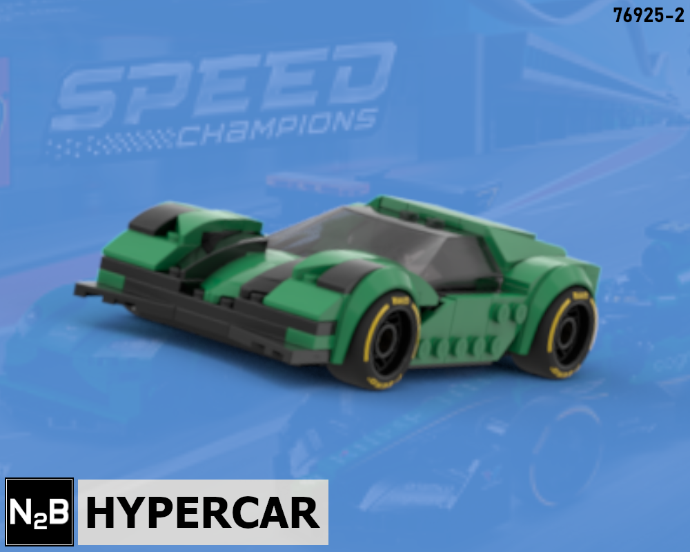 LEGO MOC 76925-2 Hypercar by n2brick | Rebrickable - Build with LEGO