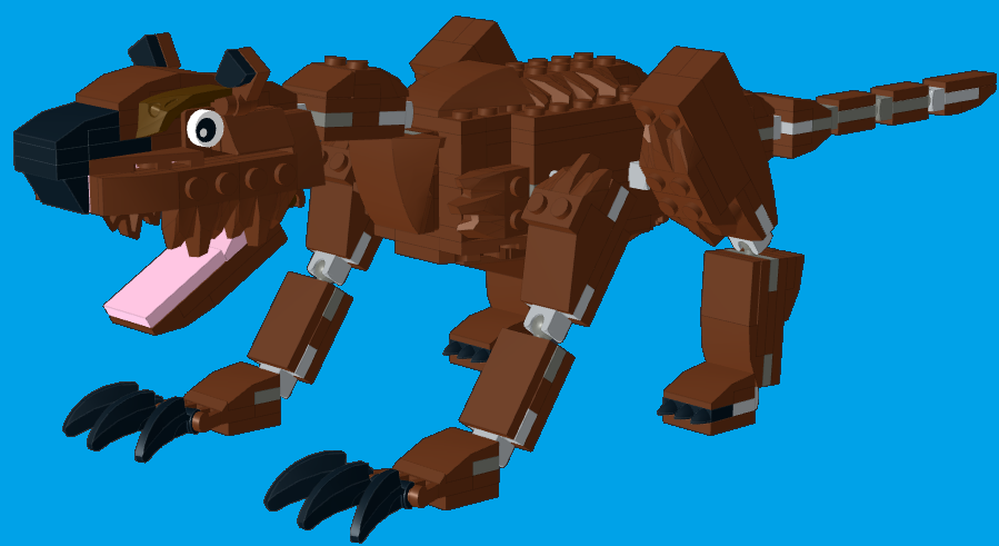 LEGO MOC Gentle Giant Ground Sloth by dannoble1592 | Rebrickable ...