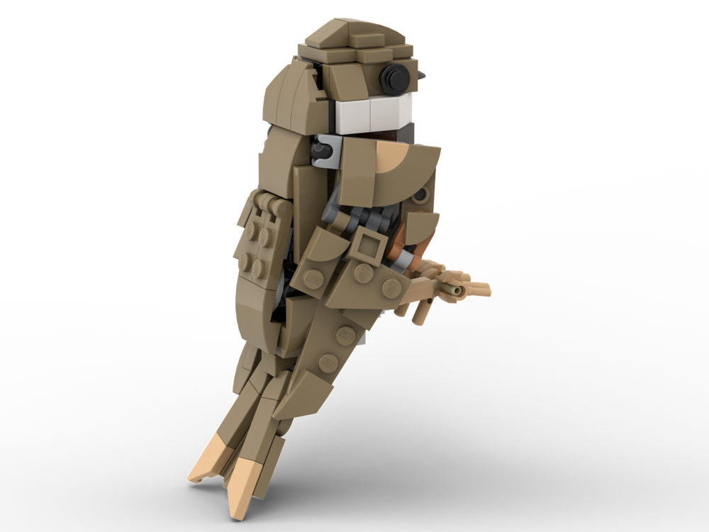 LEGO MOC Sand Martin by Studsmith | Rebrickable - Build with LEGO