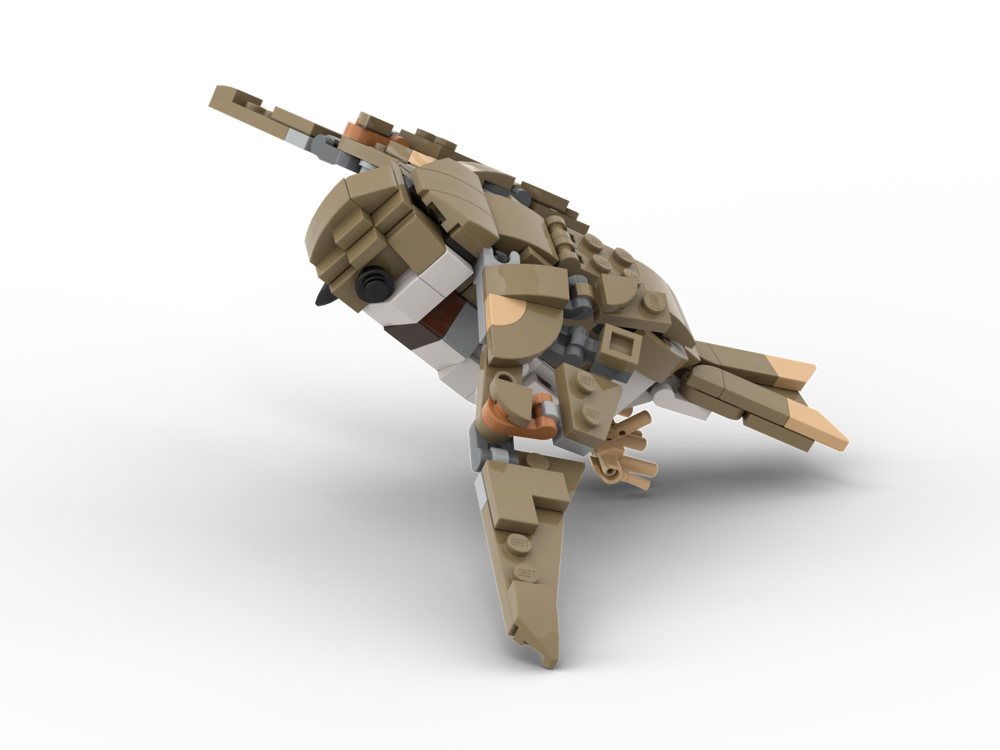 LEGO MOC Sand Martin by Studsmith | Rebrickable - Build with LEGO
