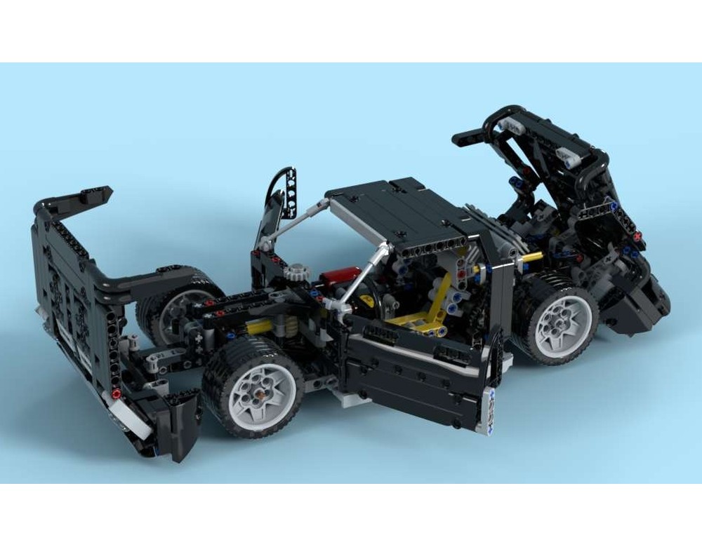 Lego Moc 42111 Lamborghini Miura By Stephane85 Rebrickable Build