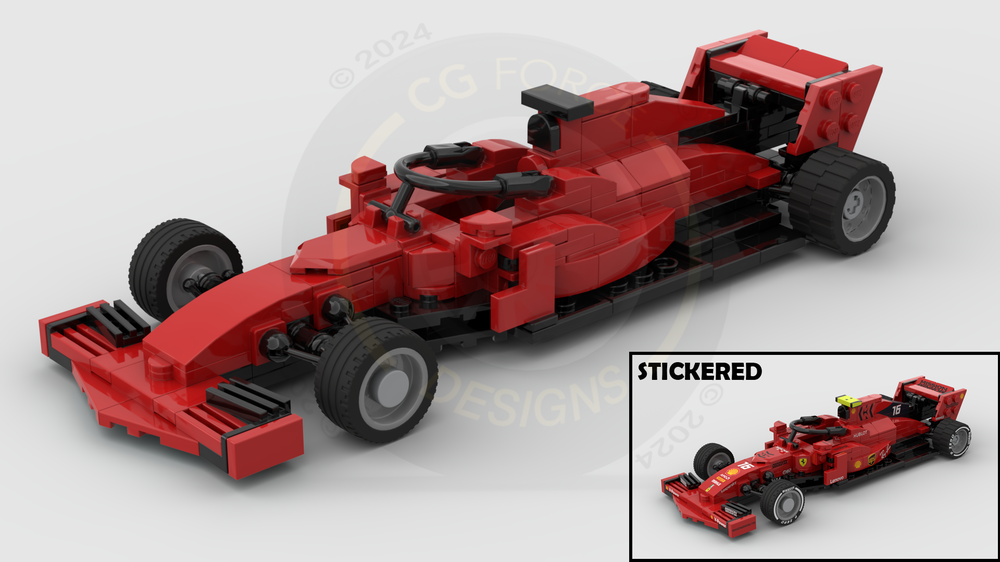 LEGO MOC F1 Ferrari SF90 - Alt livery by CGForceDesigns | Rebrickable ...