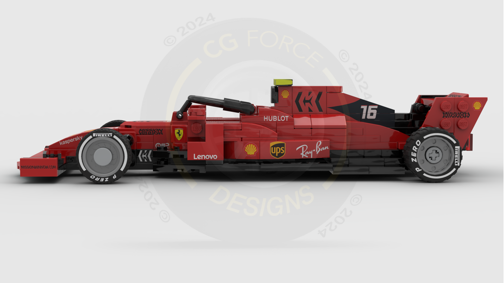 LEGO MOC F1 Ferrari SF90 - Alt livery by CGForceDesigns | Rebrickable ...