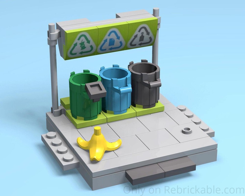 LEGO MOC-202803 Recycling modules set by Stud.ious | Rebrickable ...