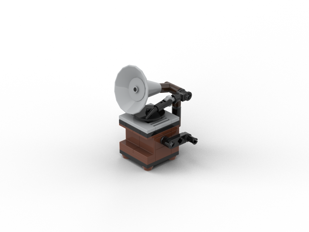 LEGO MOC Victrola Vintage Record Player by brickbicycle | Rebrickable ...