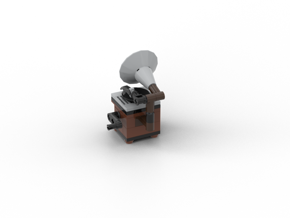 LEGO MOC Victrola Vintage Record Player by brickbicycle | Rebrickable ...
