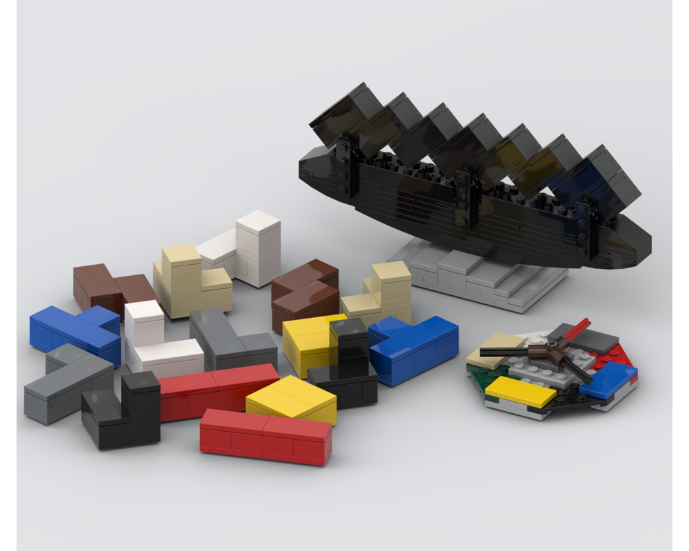 LEGO MOC Balance Tetris V2 by birdbrickbuilds | Rebrickable - Build ...