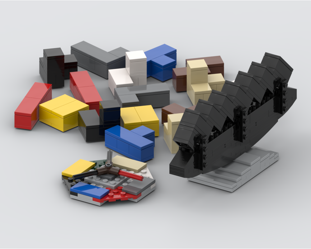 LEGO MOC Balance Tetris V2 by birdbrickbuilds | Rebrickable - Build ...