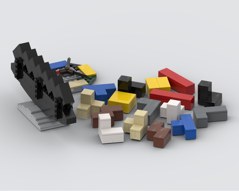 LEGO MOC Balance Tetris V2 by birdbrickbuilds | Rebrickable - Build ...