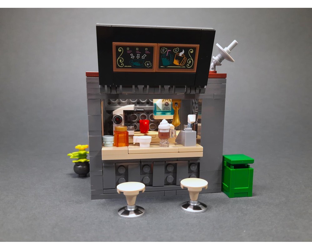 LEGO MOC Coffee stand by Sam_Andreas | Rebrickable - Build with LEGO