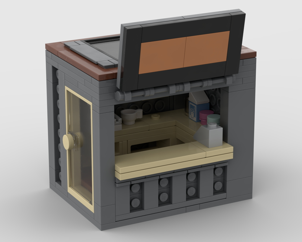 LEGO MOC Coffee stand by Sam_Andreas | Rebrickable - Build with LEGO