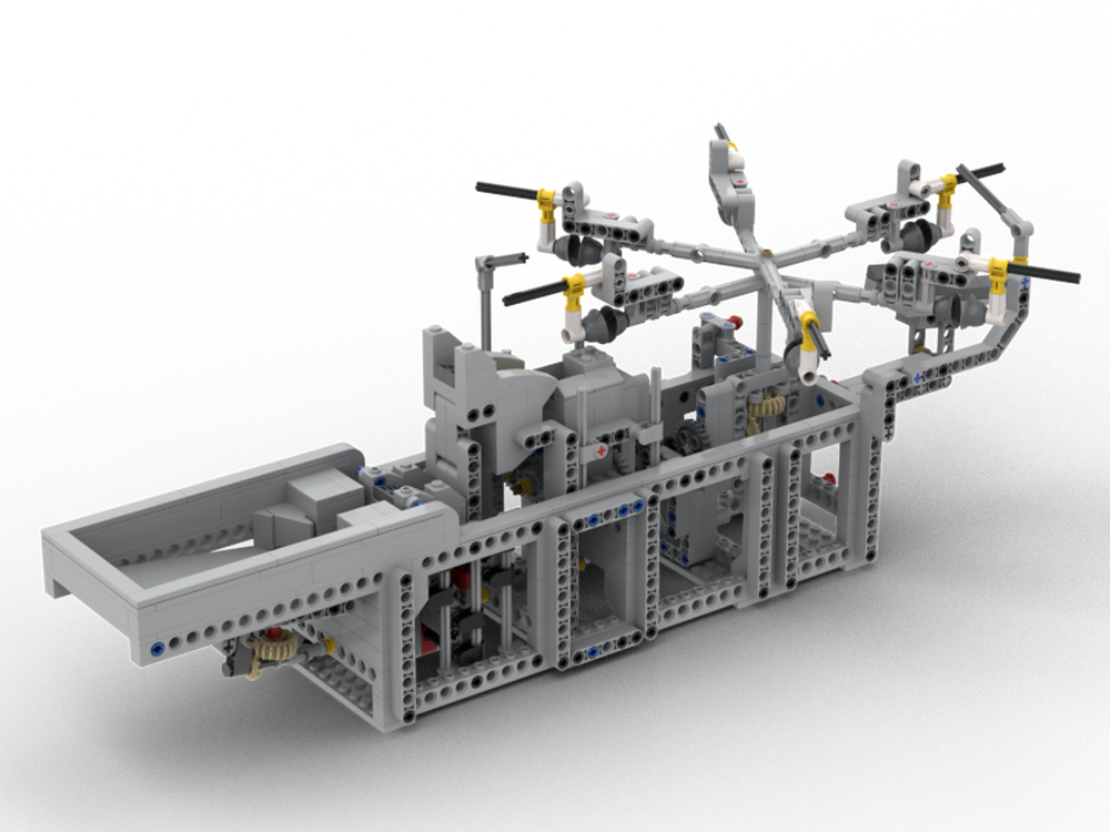 LEGO MOC GBC module: Egg Process Machine Type H (Horizontal) by Y.Kuramata | Rebrickable - Build ...