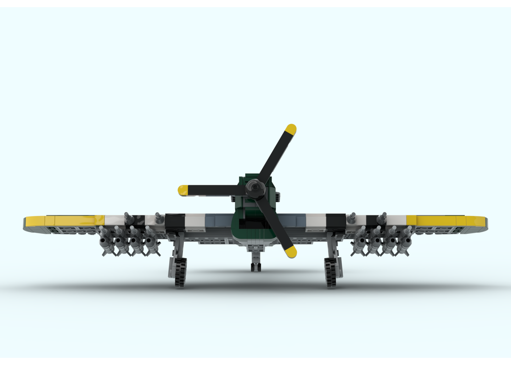LEGO MOC Hawker Typhoon Mk.Ib - Fighter/Strike aircraft 1:35 by Soiij ...