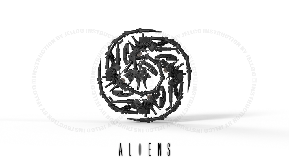 Lego Moc Micro Aliens Concept Art Series By Jellco Rebrickable