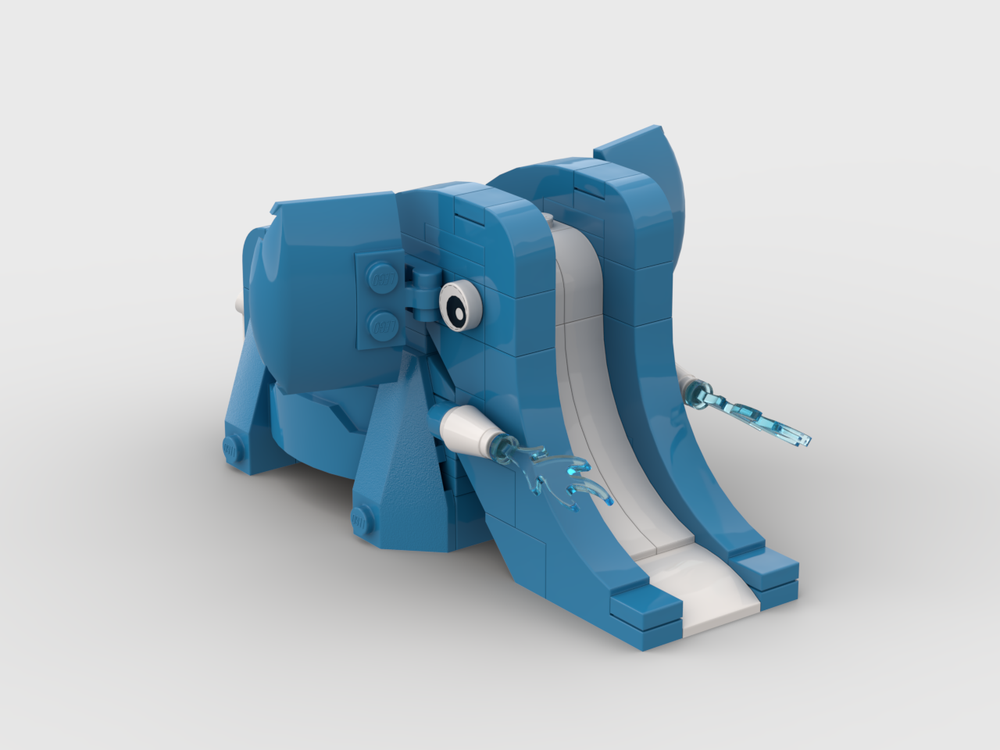 LEGO MOC Elephant Slide by BrickHappens | Rebrickable - Build with LEGO