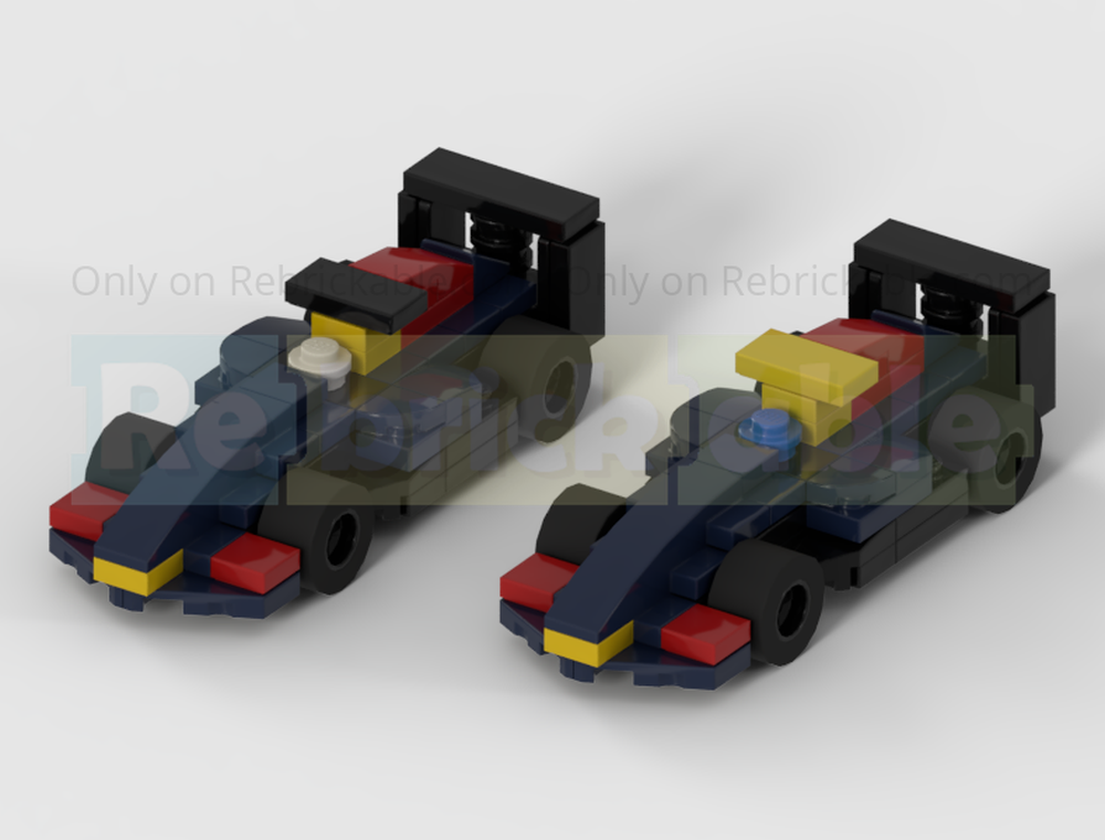 LEGO MOC 2024 Red Bull RB20 Formula 1 Cars - Half Speed Champions Scale ...