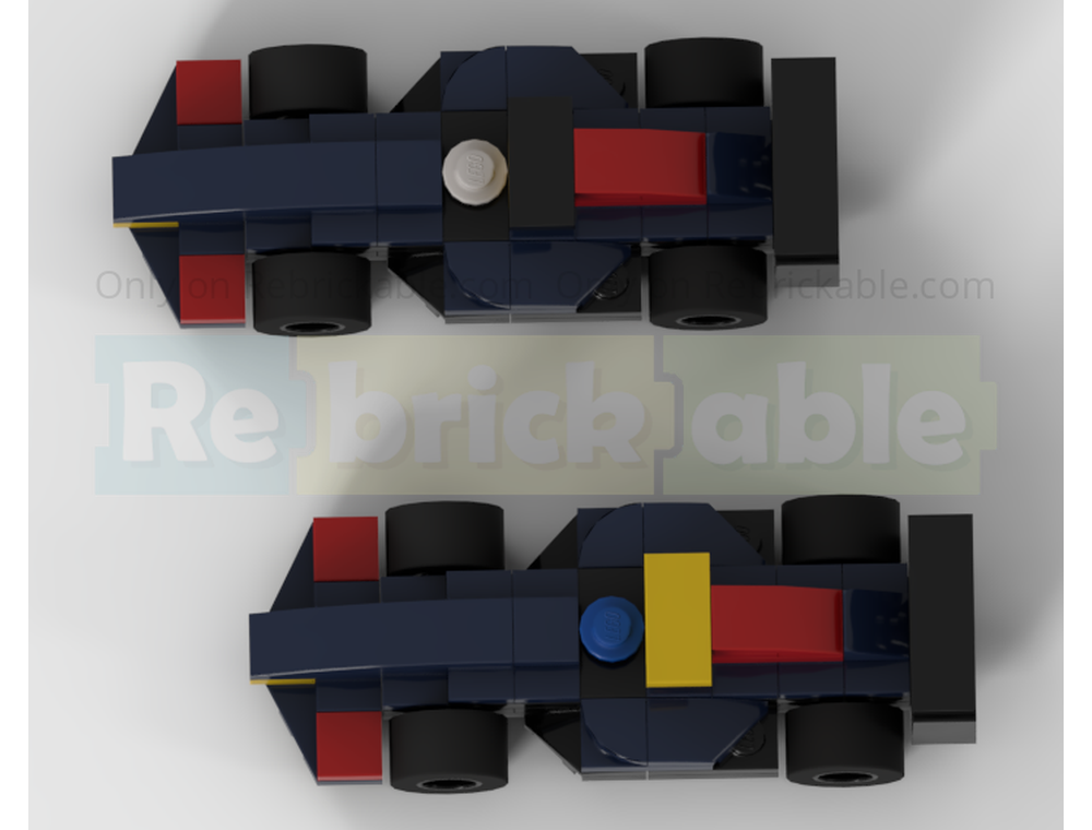 LEGO MOC 2024 Red Bull RB20 Formula 1 Cars - Half Speed Champions Scale ...