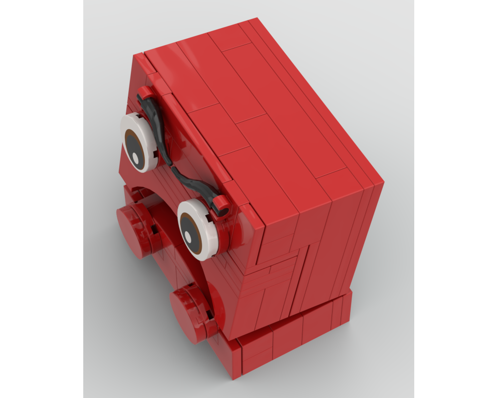 LEGO MOC Angry 2x2 Brick by Thierry | Rebrickable - Build with LEGO