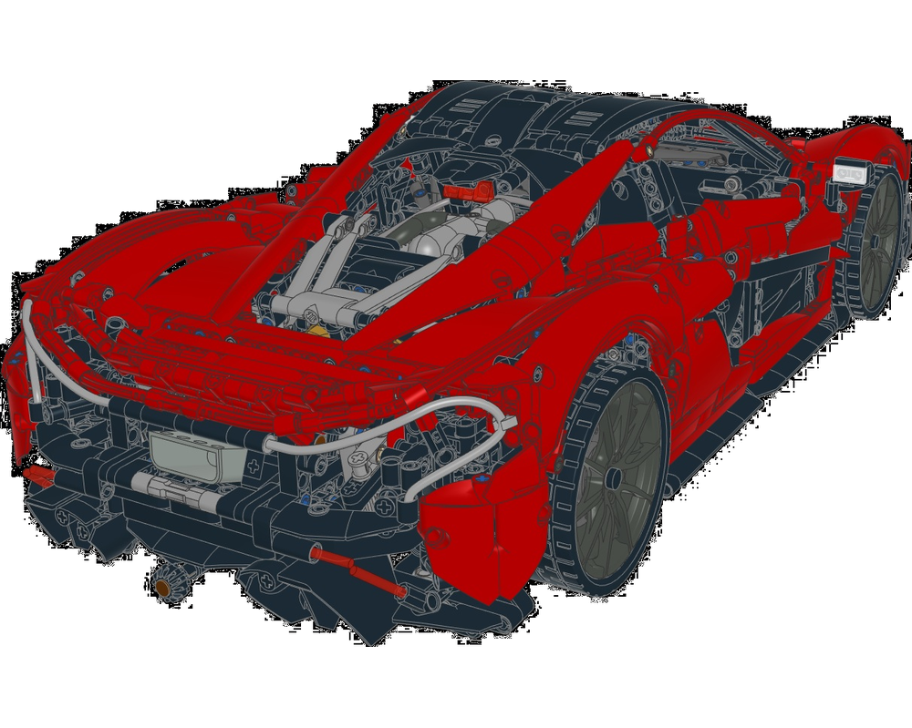 Lego Moc Extra Pimped Mclaren P1 By Astyanax Rebrickable Build With