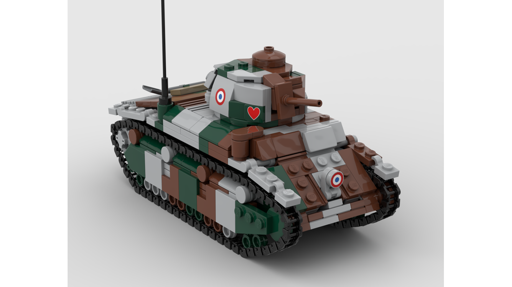 LEGO MOC Char Renault D2 by ccffpt | Rebrickable - Build with LEGO