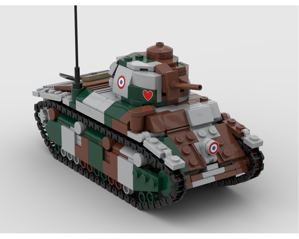LEGO MOC Char Renault D2 by ccffpt | Rebrickable - Build with LEGO