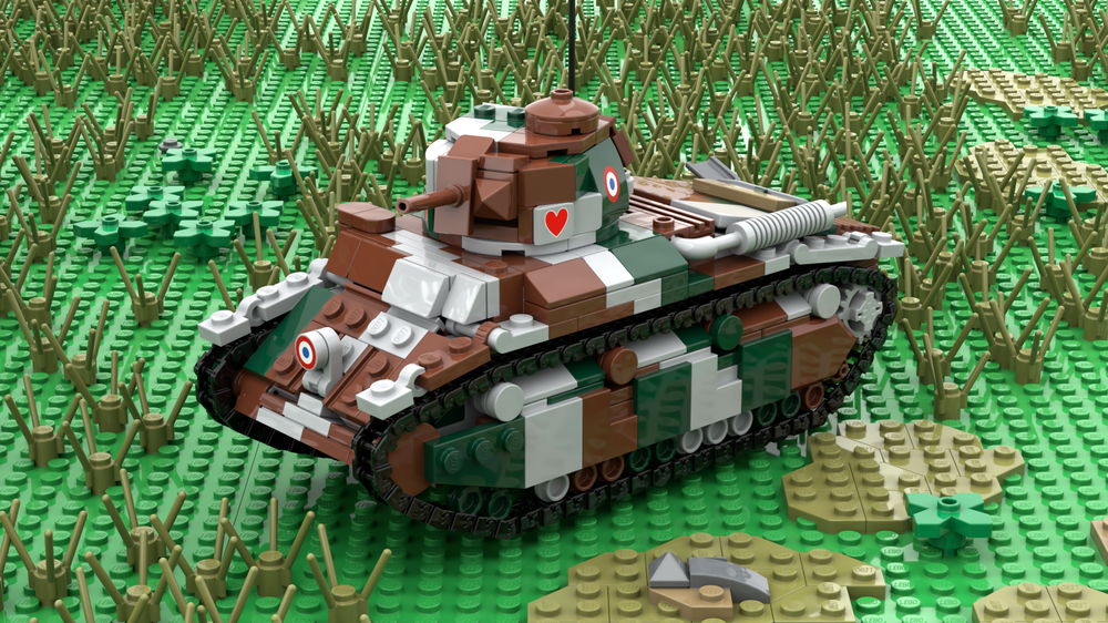 LEGO MOC Char Renault D2 by ccffpt | Rebrickable - Build with LEGO