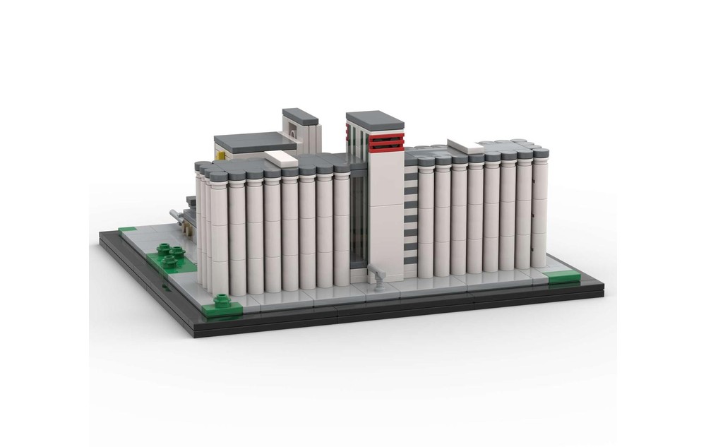 LEGO MOC AHG grain silos and DEUKA animal food production plant, Erfurt ...