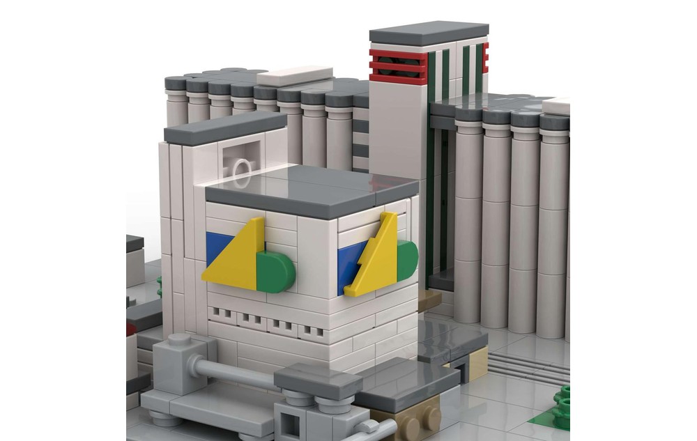 LEGO MOC AHG grain silos and DEUKA animal food production plant, Erfurt ...