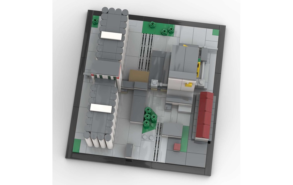 LEGO MOC AHG grain silos and DEUKA animal food production plant, Erfurt ...