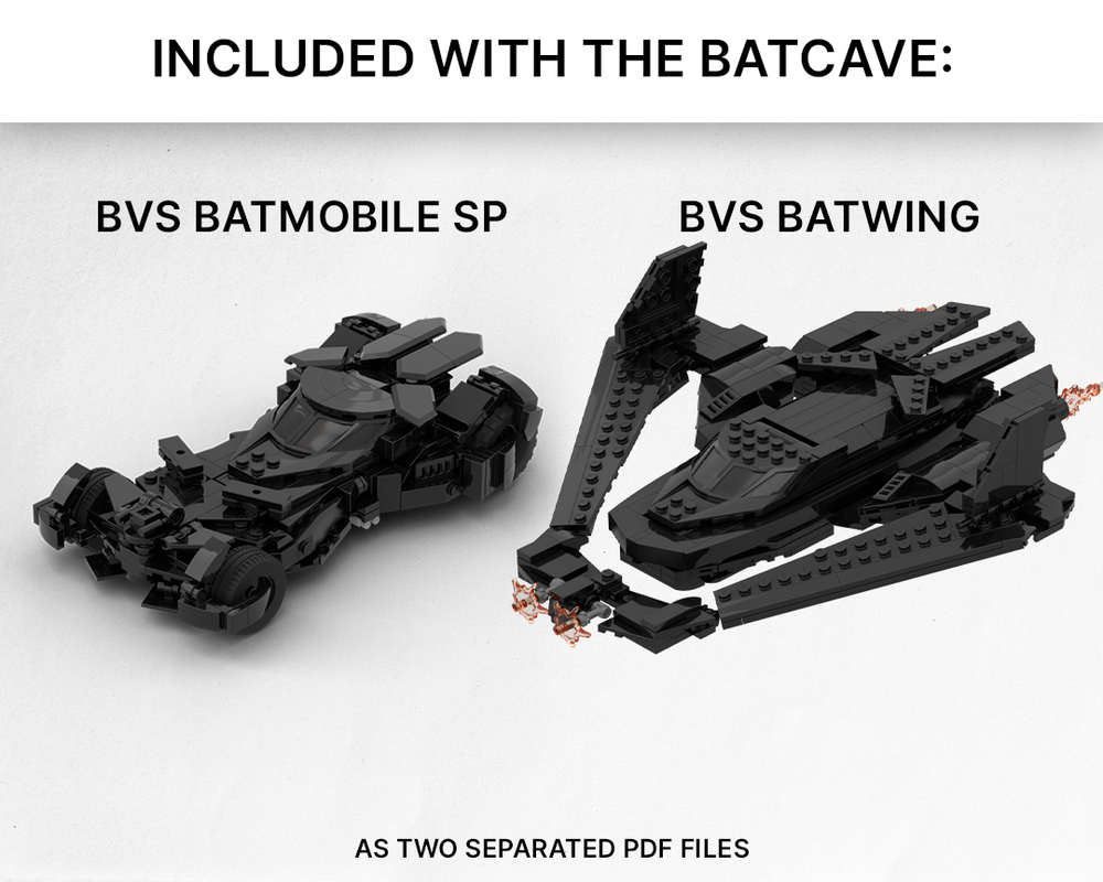 LEGO MOC Batcave from BvS by LEGOJOSEPH | Rebrickable - Build with LEGO