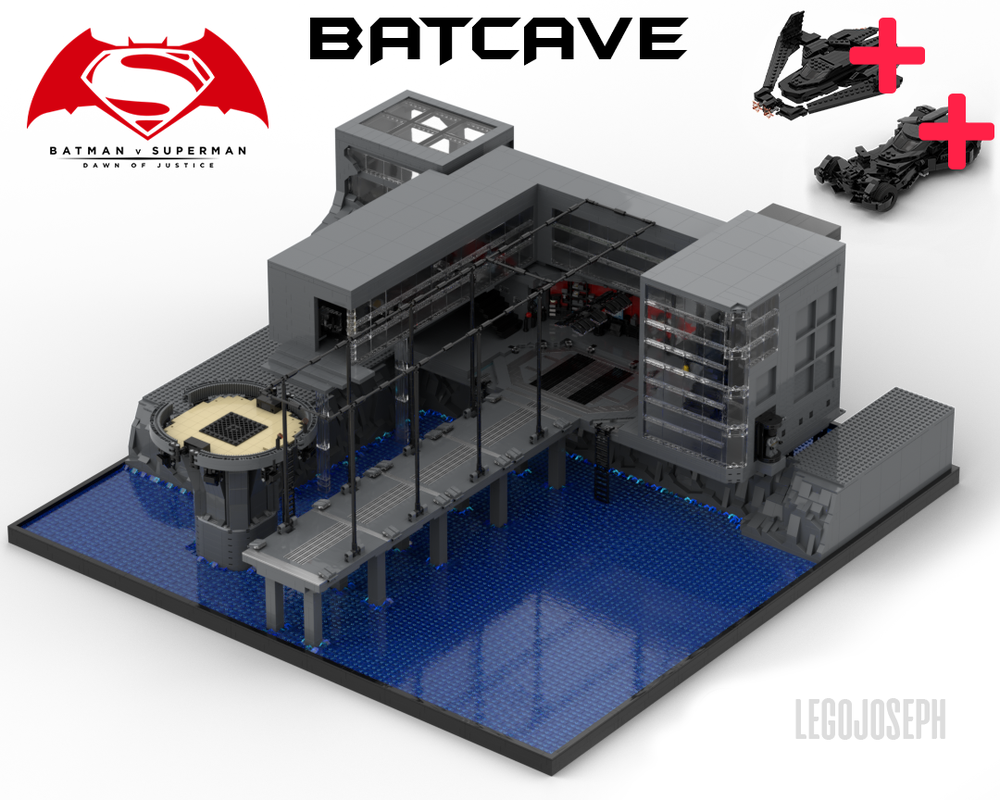 LEGO MOC Batcave from BvS by LEGOJOSEPH | Rebrickable - Build with LEGO