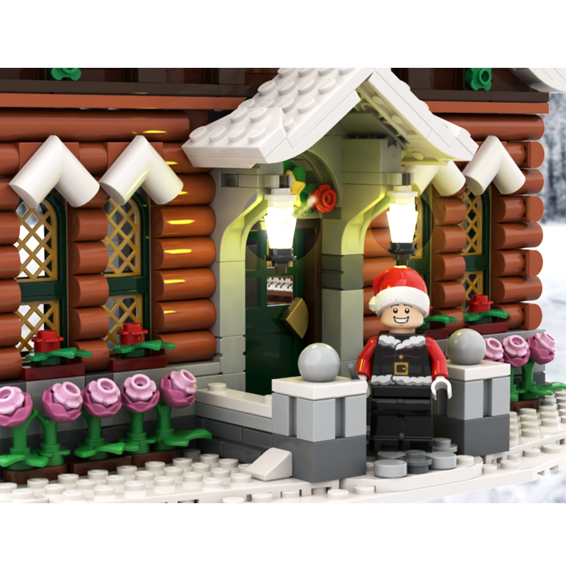 LEGO MOC Alpine Log Chapel by JD Bricks | Rebrickable - Build with LEGO