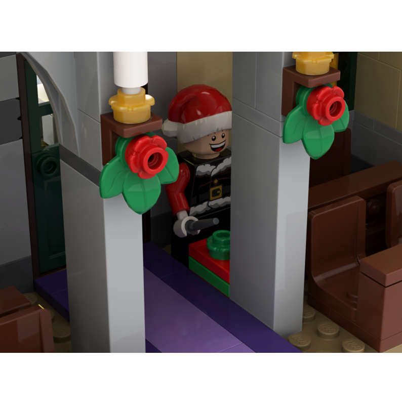 LEGO MOC Alpine Log Chapel by JD Bricks | Rebrickable - Build with LEGO