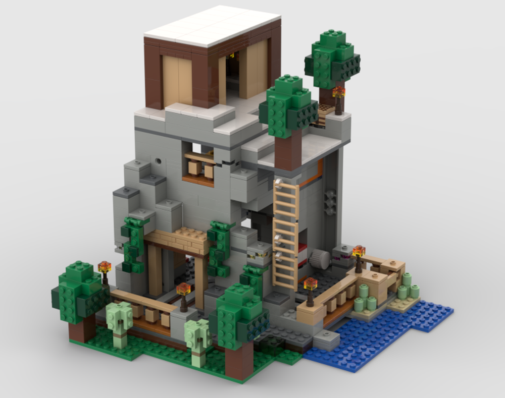 LEGO MOC The Snowy Mountain by Bobbthebuilder | Rebrickable - Build ...
