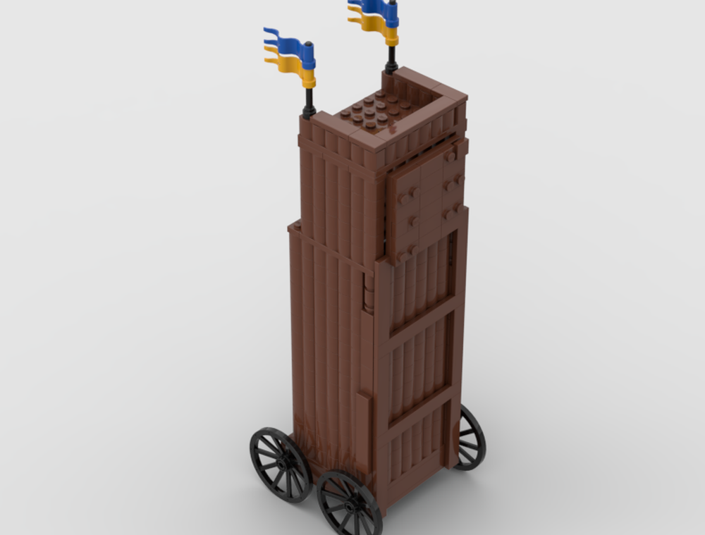 LEGO MOC siege tower 2.0 by lunabean | Rebrickable - Build with LEGO