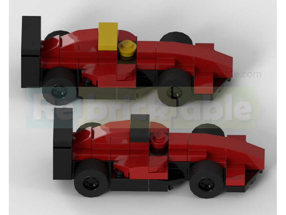 LEGO MOC-202904 2024 Ferrari SF-24 Formula 1 Cars - Half Speed ...