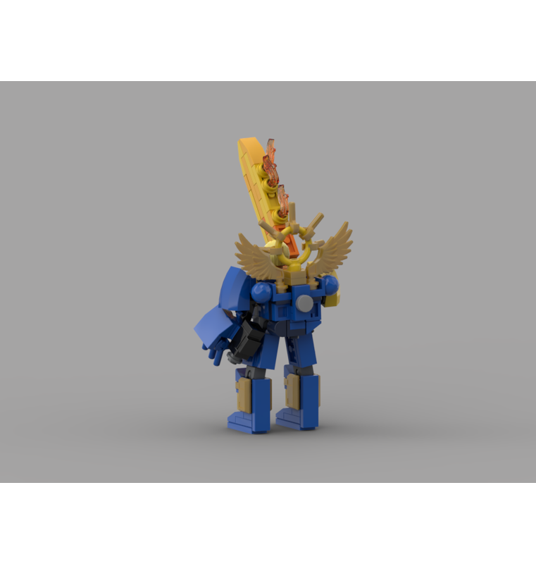 LEGO MOC Roboute Guilliman Primarch ULTRAMARINES by thelegowolfpack ...