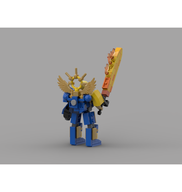 LEGO MOC Roboute Guilliman Primarch ULTRAMARINES by thelegowolfpack ...