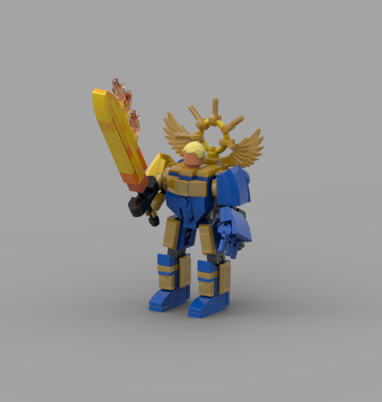 LEGO MOC Roboute Guilliman Primarch ULTRAMARINES by thelegowolfpack ...