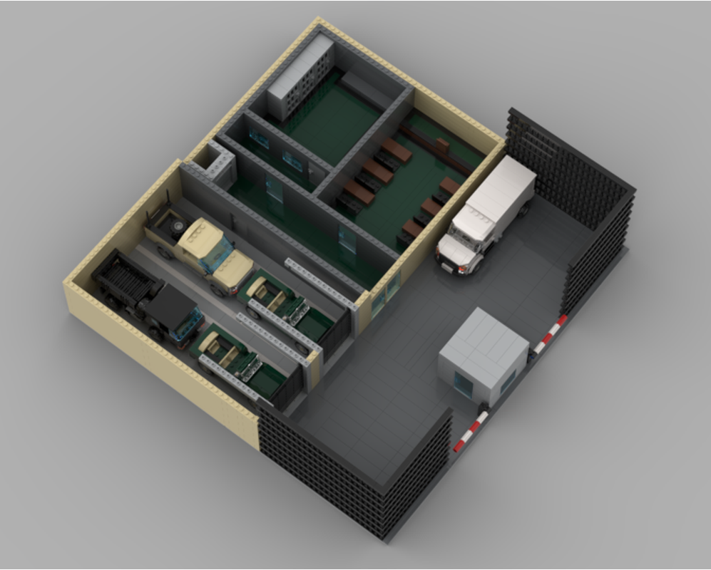 LEGO MOC Military Base by leeggoo_Creator | Rebrickable - Build with LEGO
