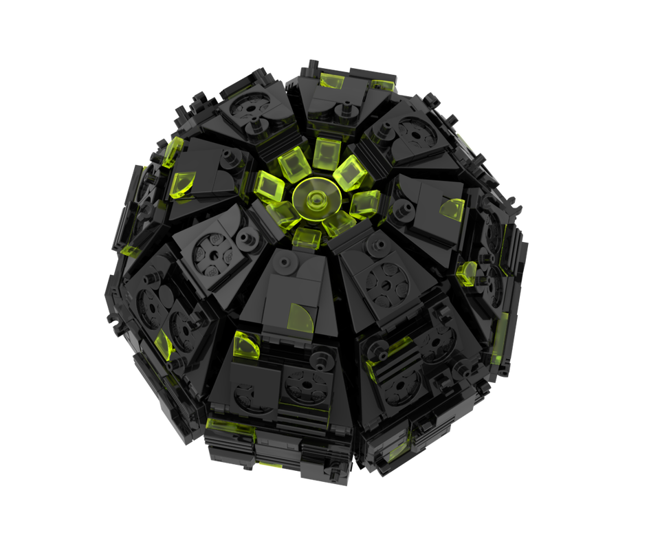 LEGO MOC Borg Sphere by The(Brick)Architect | Rebrickable - Build with LEGO