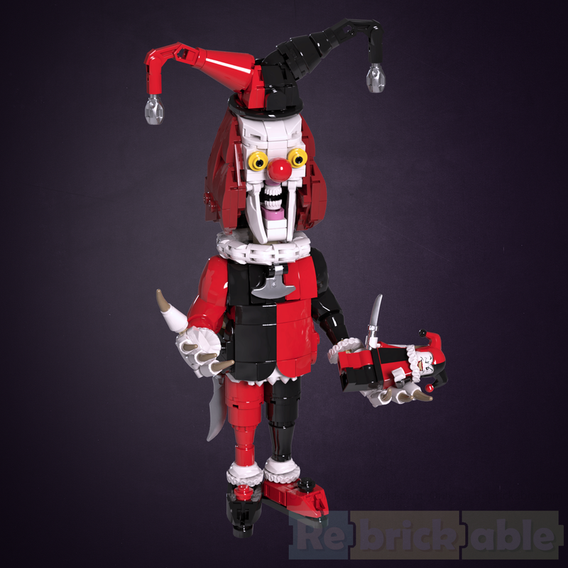 LEGO MOC Creepy Harlequin by Corvus_Le_Goth | Rebrickable - Build with LEGO