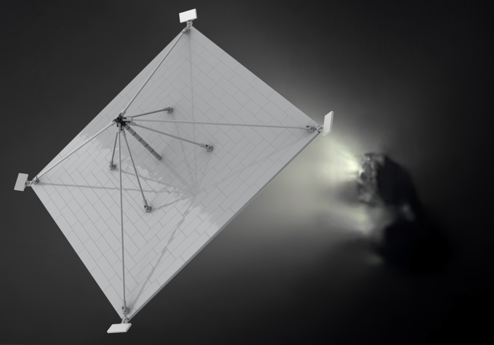 LEGO MOC JPL Halley's Comet Lightsail Mission Concept by OrchardBuilds ...