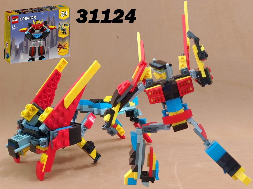 LEGO MOC Insecticon Kickback (Transformer grasshopper) using LEGO 31124 ...