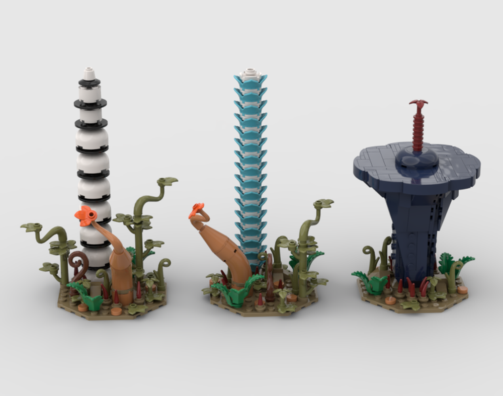 LEGO MOC Felucia Plant Scenery by Rogueworx | Rebrickable - Build with LEGO