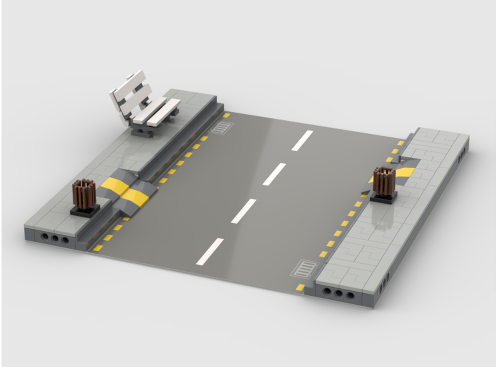 Lego Moc Lego City Mils Road By Smartbrix Rebrickable Build With Lego