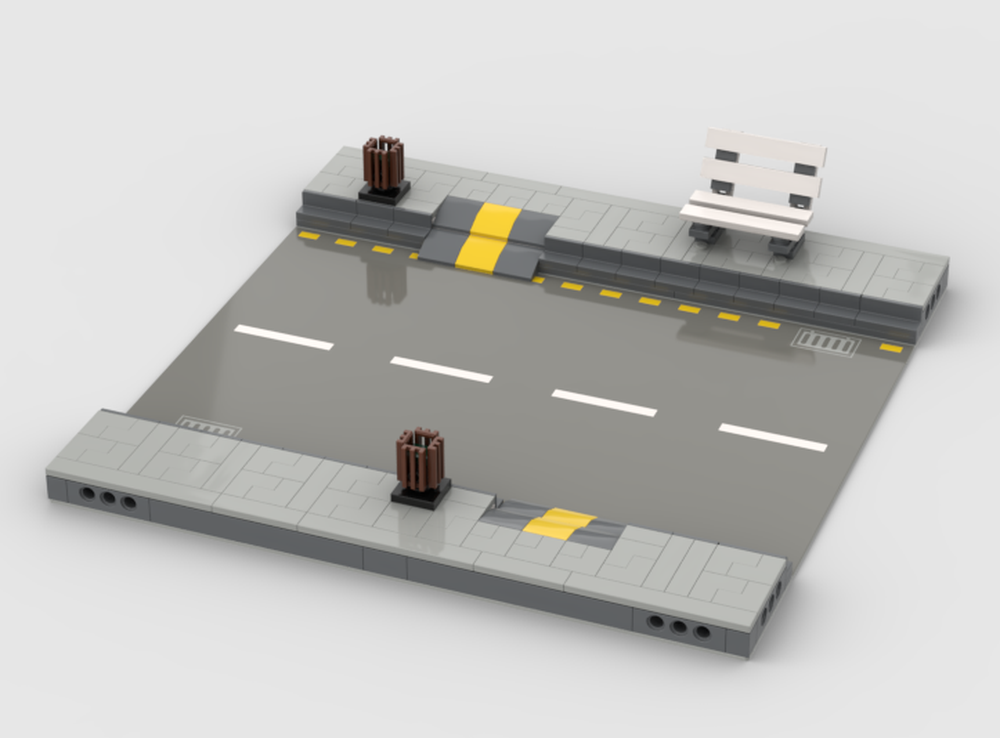 LEGO MOC Lego City MILS Road by SmartBrix | Rebrickable - Build with LEGO