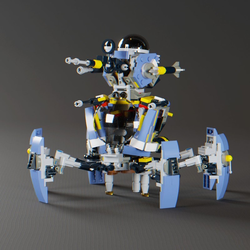 LEGO MOC Crab Mech by CubesCustoms | Rebrickable - Build with LEGO