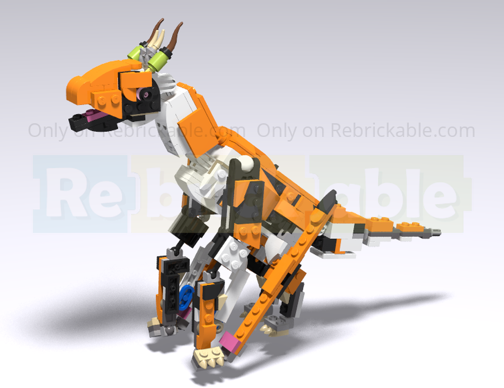 LEGO MOC-202960 31129 4-horned Wyvern by cre8torbuilds | Rebrickable ...