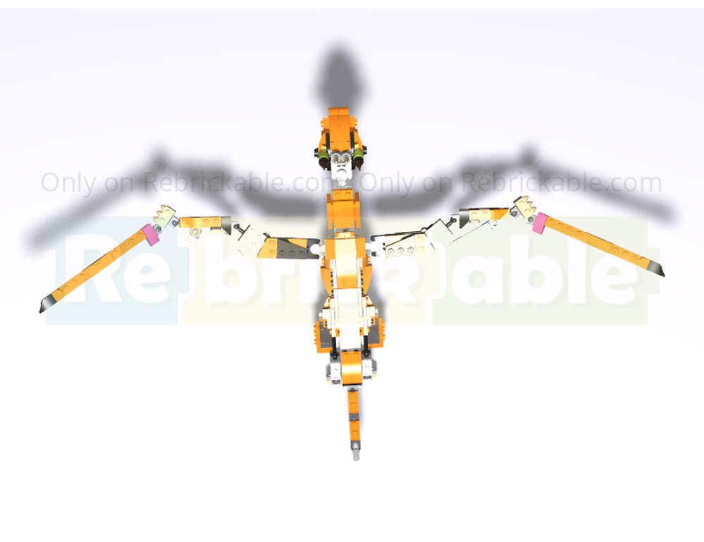 LEGO MOC 31129 4-horned Wyvern by cre8torbuilds | Rebrickable - Build ...